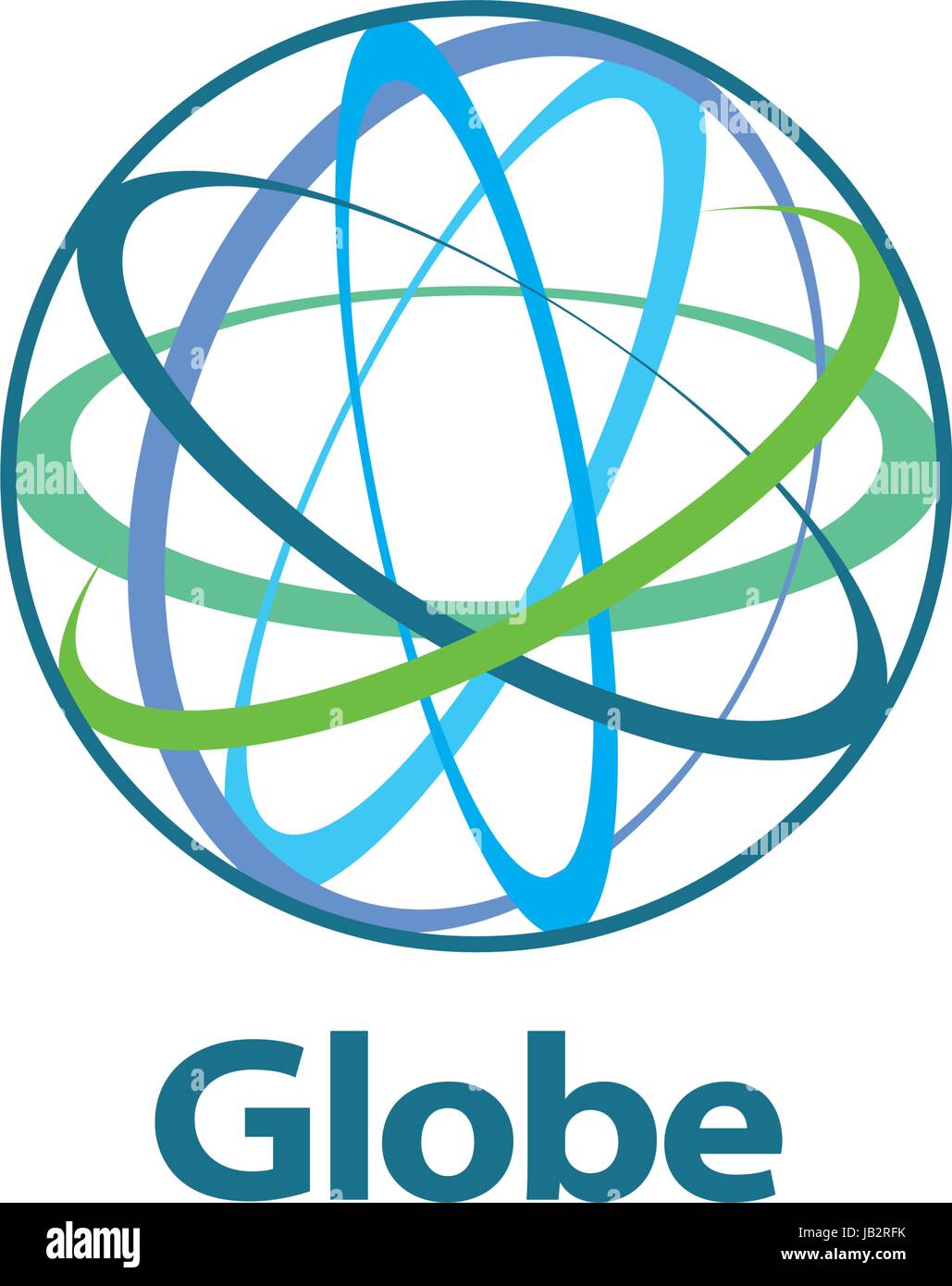 template logo design globe. Vector illustration icon Stock Vector Image ...