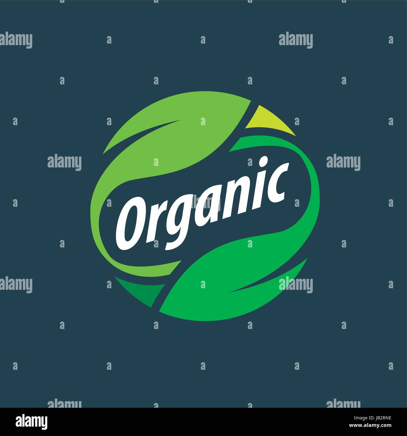 template logo design organic. Vector illustration icon Stock Vector ...