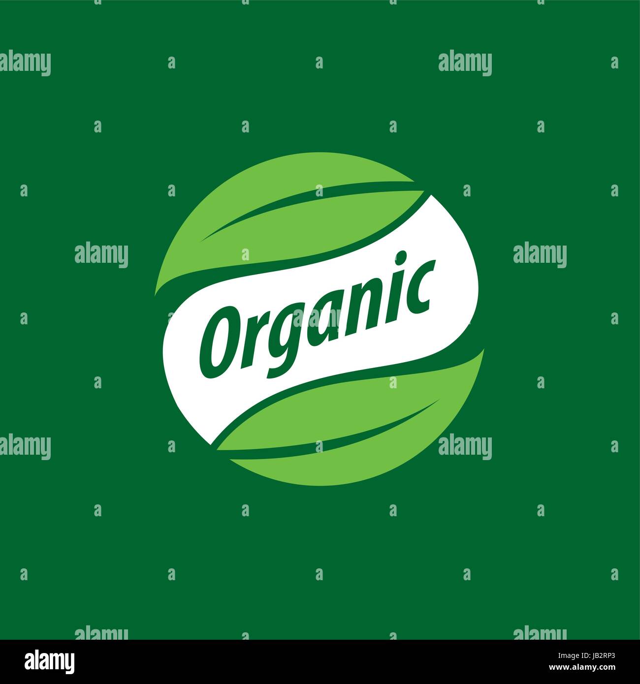 template logo design organic. Vector illustration icon Stock Vector ...
