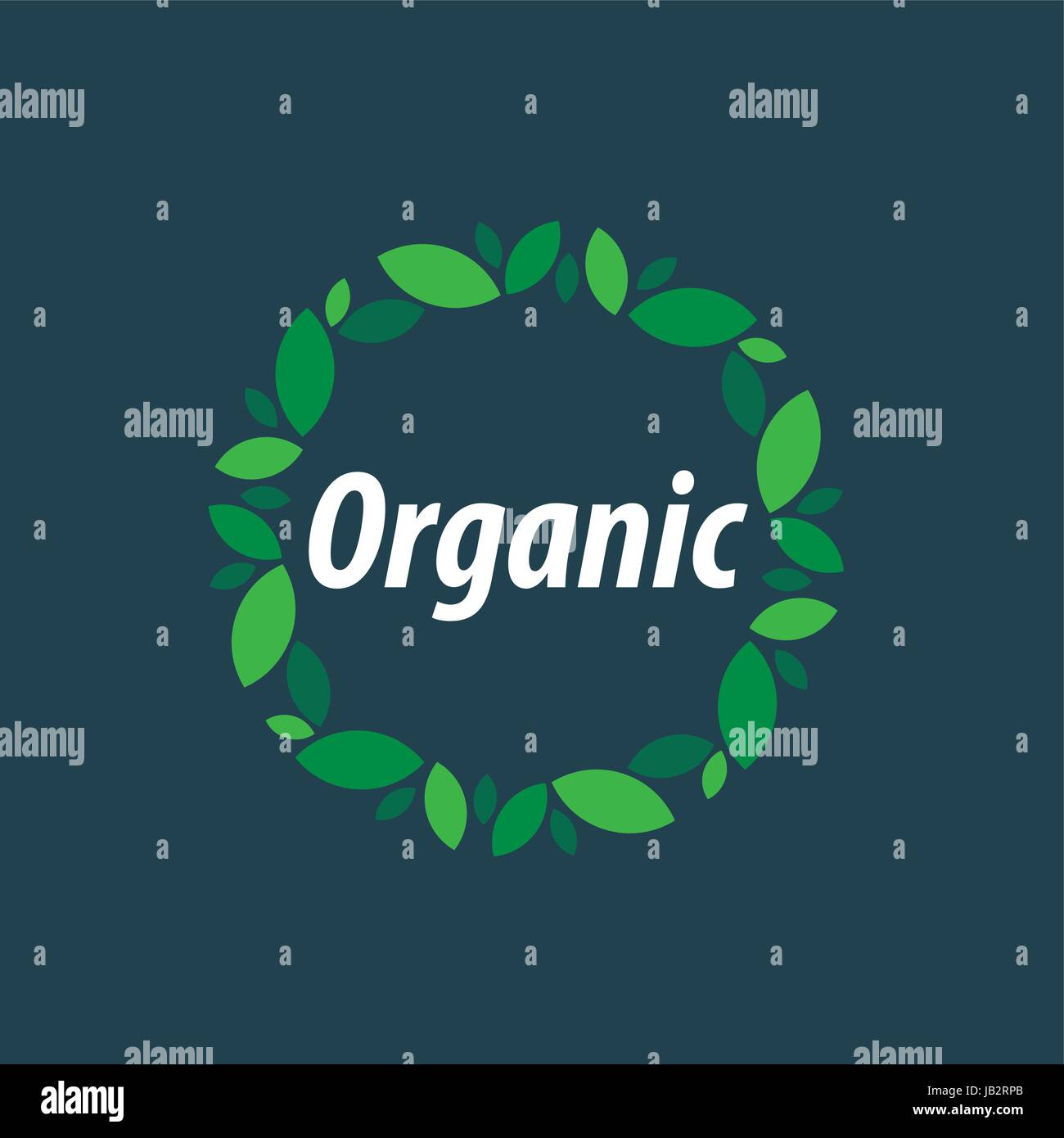 template logo design organic. Vector illustration icon Stock Vector ...
