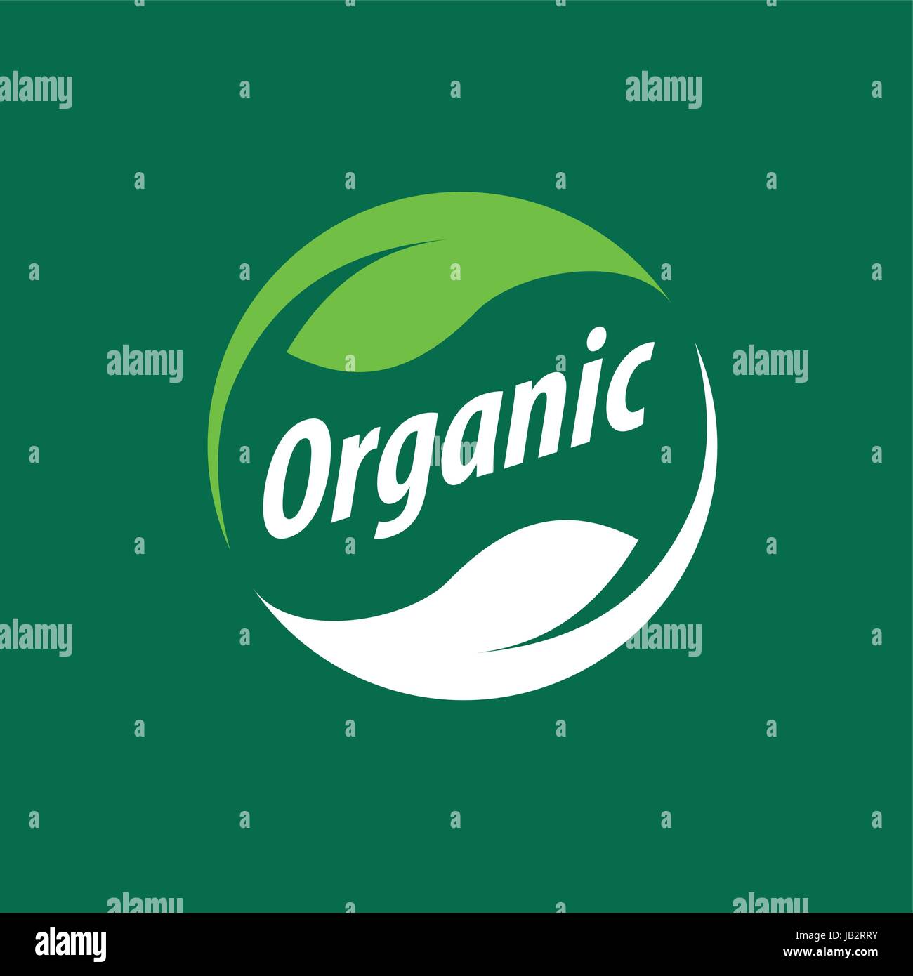 template logo design organic. Vector illustration icon Stock Vector ...
