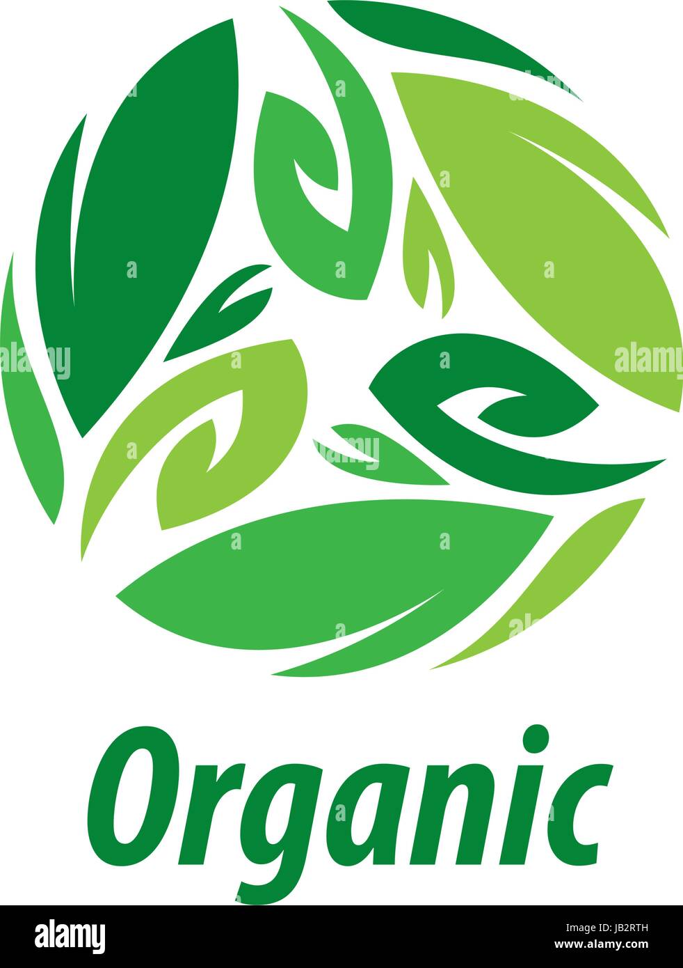 template logo design organic. Vector illustration icon Stock Vector ...