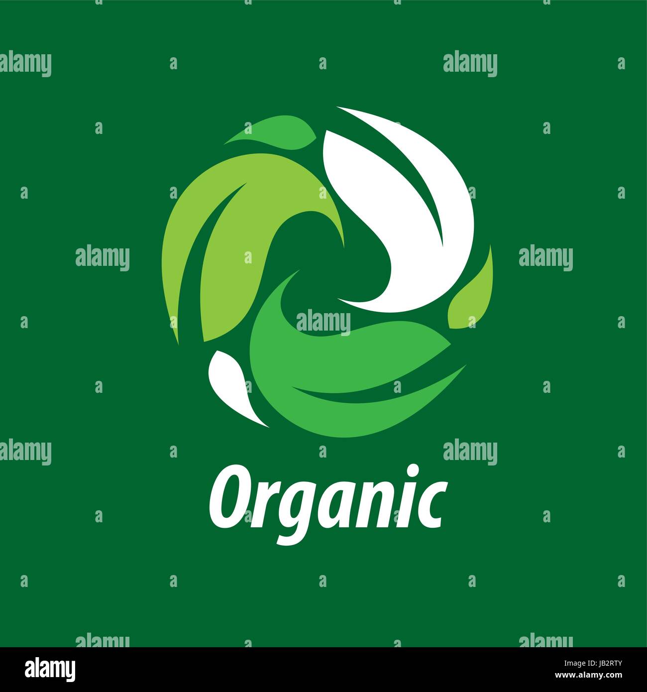 template logo design organic. Vector illustration icon Stock Vector ...