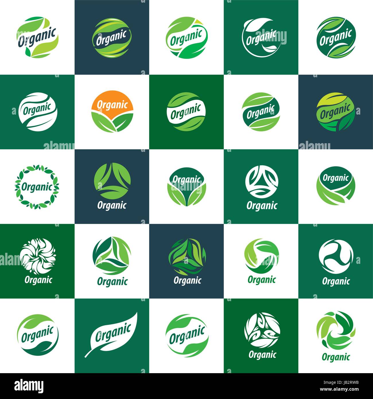 template logo design organic. Vector illustration icon Stock Vector ...