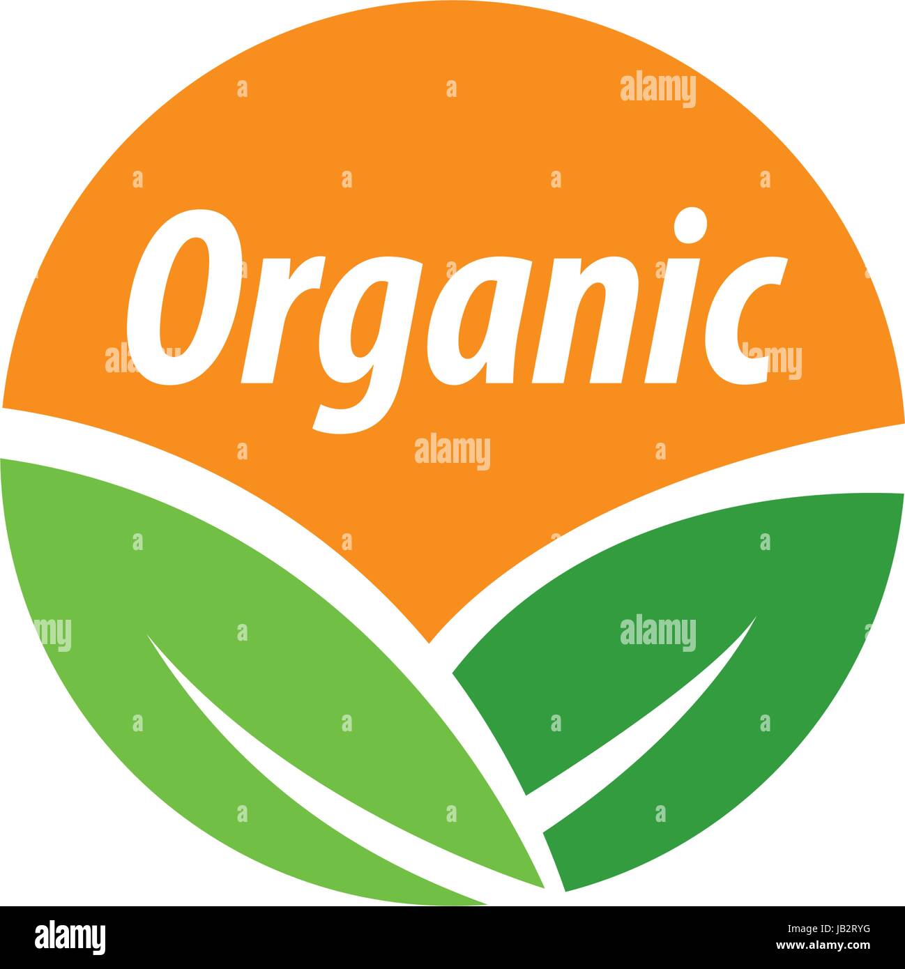 template logo design organic. Vector illustration icon Stock Vector ...