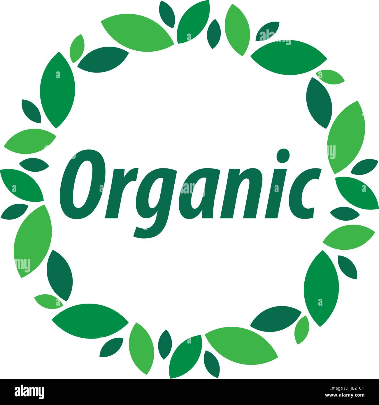template logo design organic. Vector illustration icon Stock Vector ...