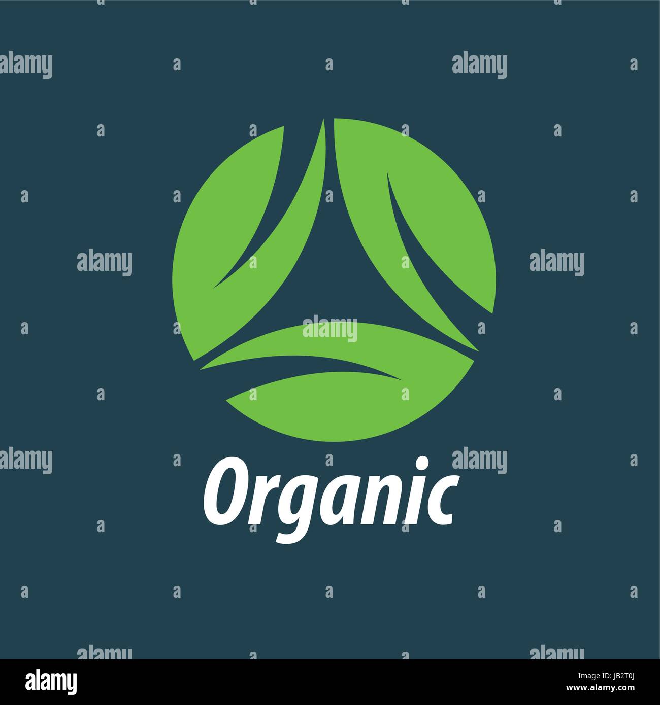 template logo design organic. Vector illustration icon Stock Vector ...