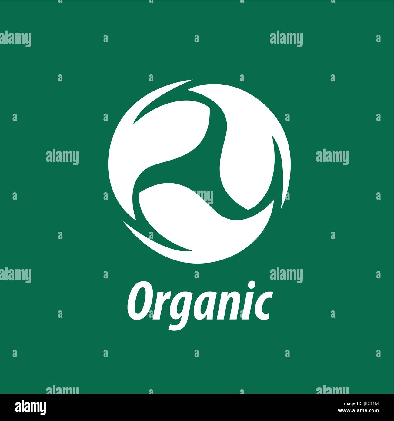 template logo design organic. Vector illustration icon Stock Vector ...