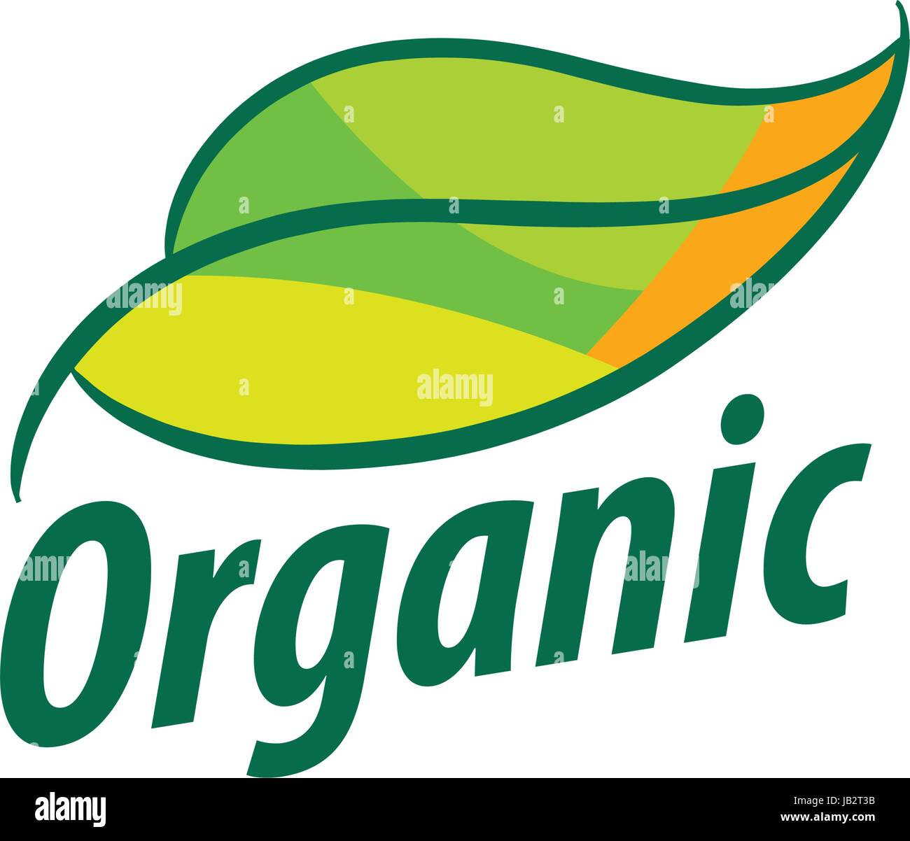 template logo design organic. Vector illustration icon Stock Vector ...