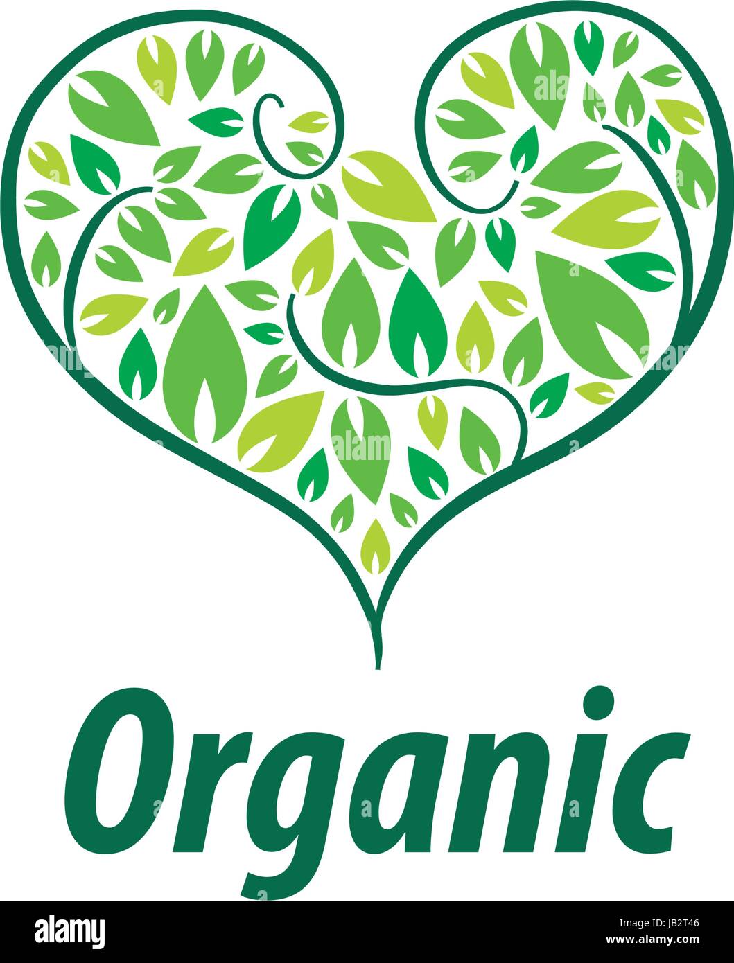 template logo design organic. Vector illustration icon Stock Vector ...