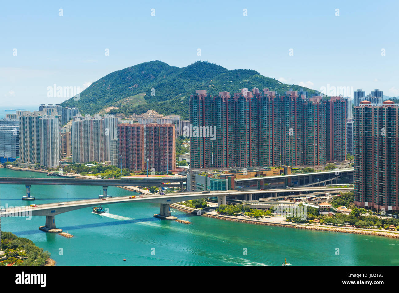 Residential district in Hong Kong Stock Photo - Alamy