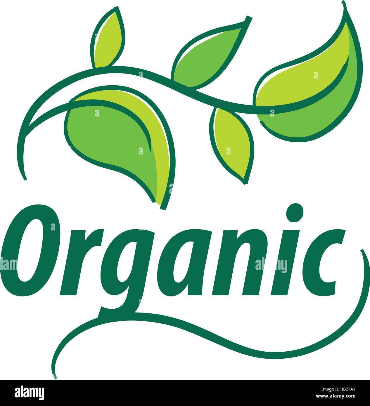 template logo design organic. Vector illustration icon Stock Vector ...