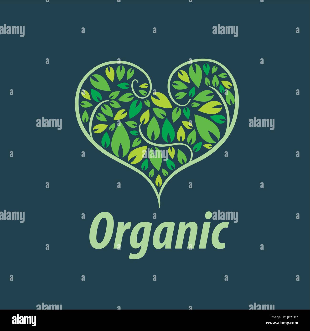 template logo design organic. Vector illustration icon Stock Vector ...