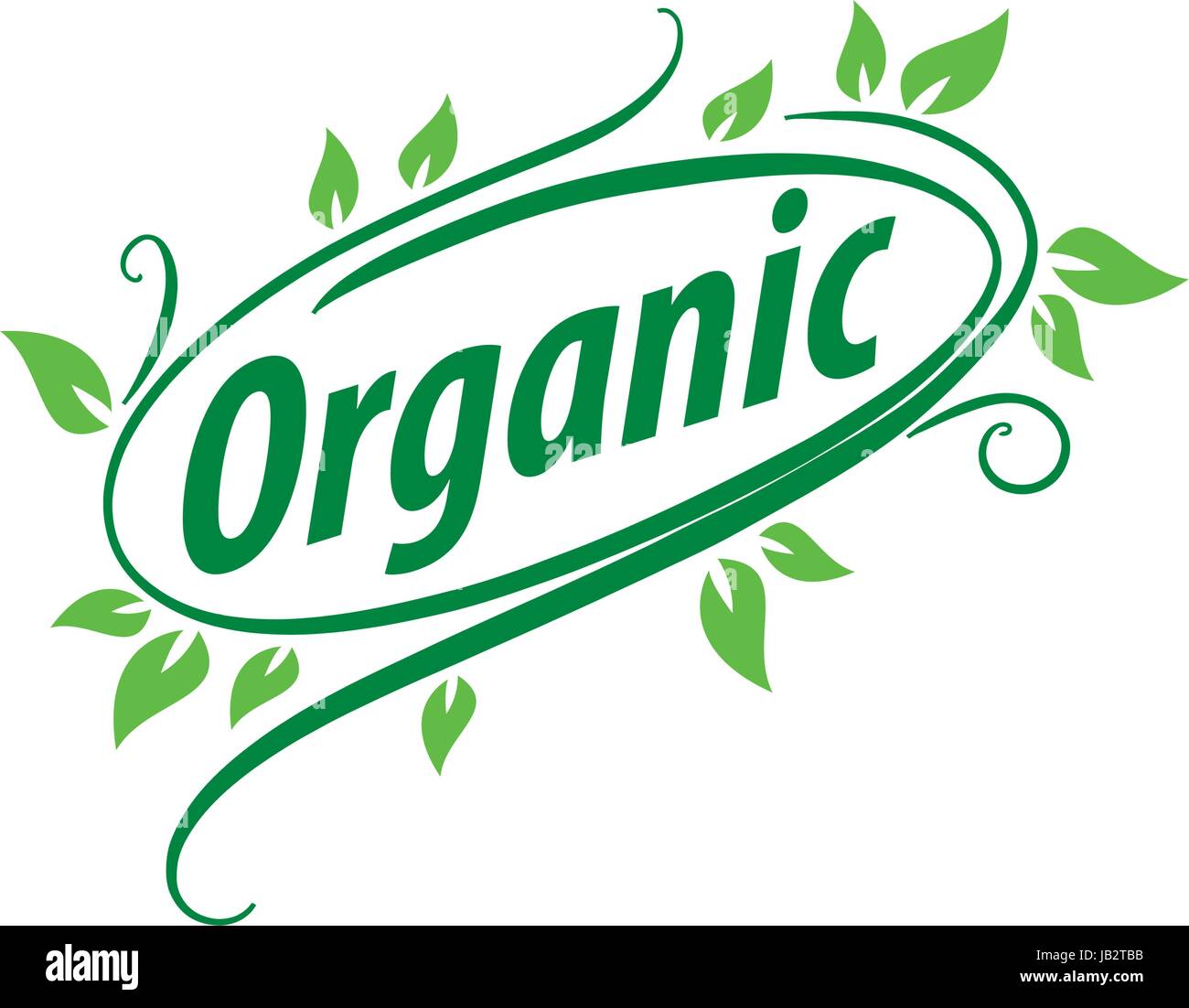 template logo design organic. Vector illustration icon Stock Vector ...