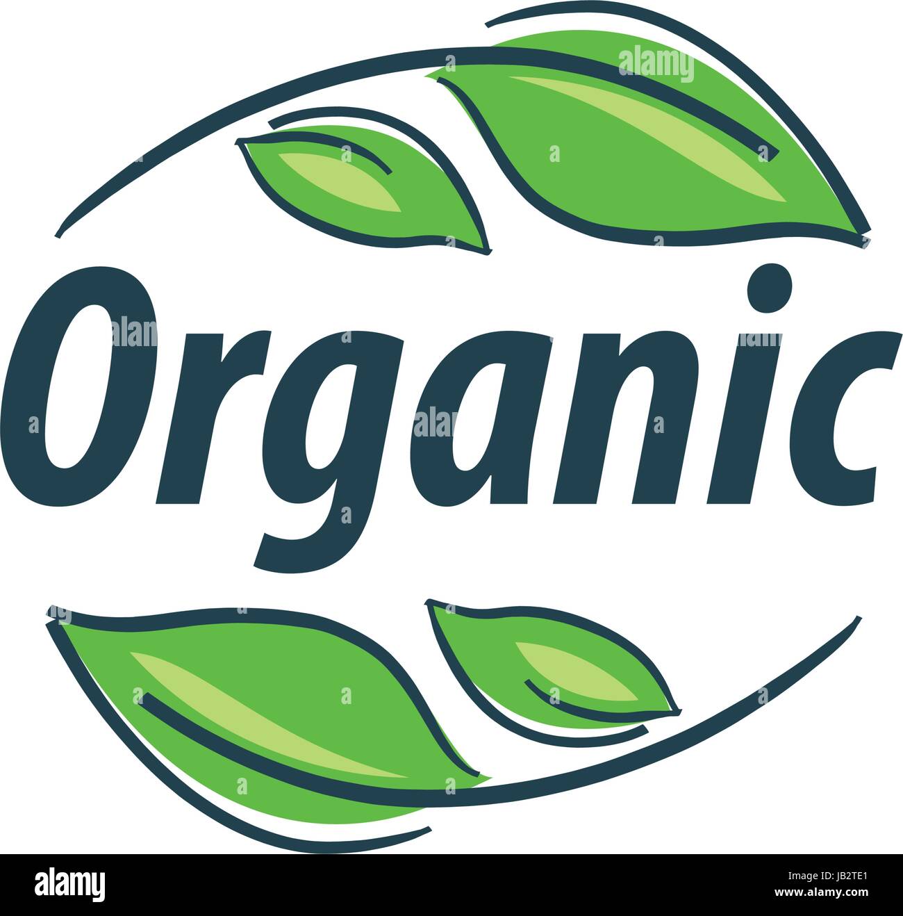 template logo design organic. Vector illustration icon Stock Vector ...