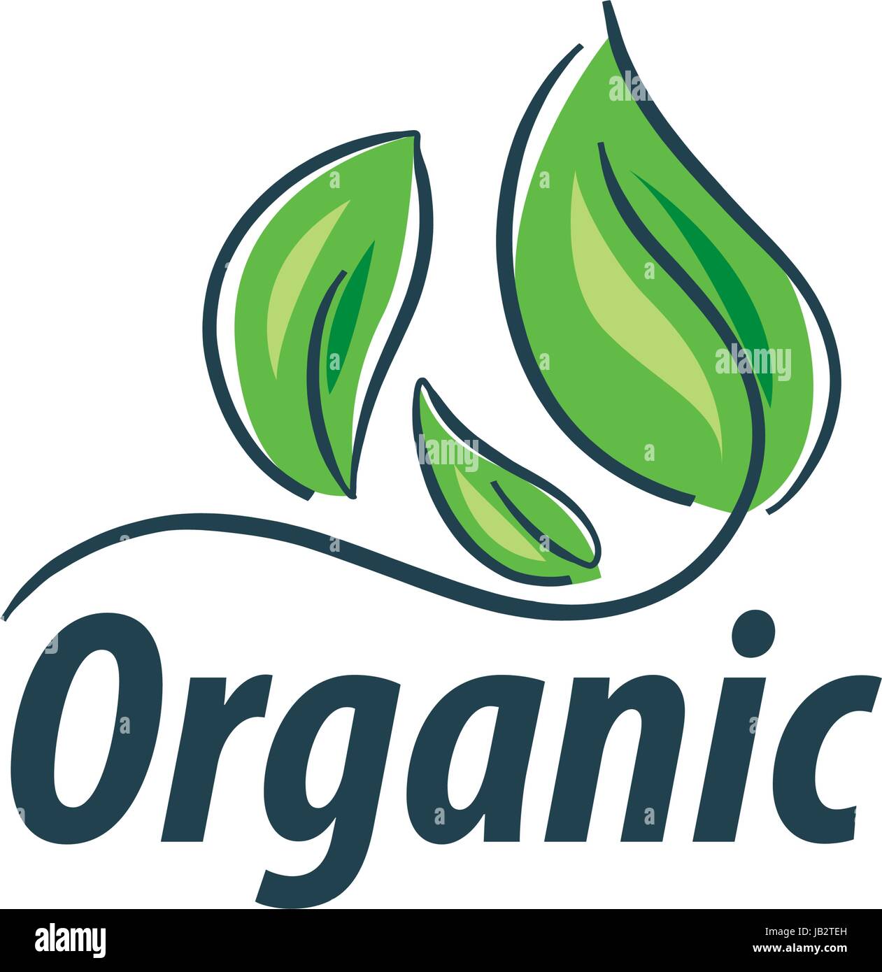 template logo design organic. Vector illustration icon Stock Vector ...