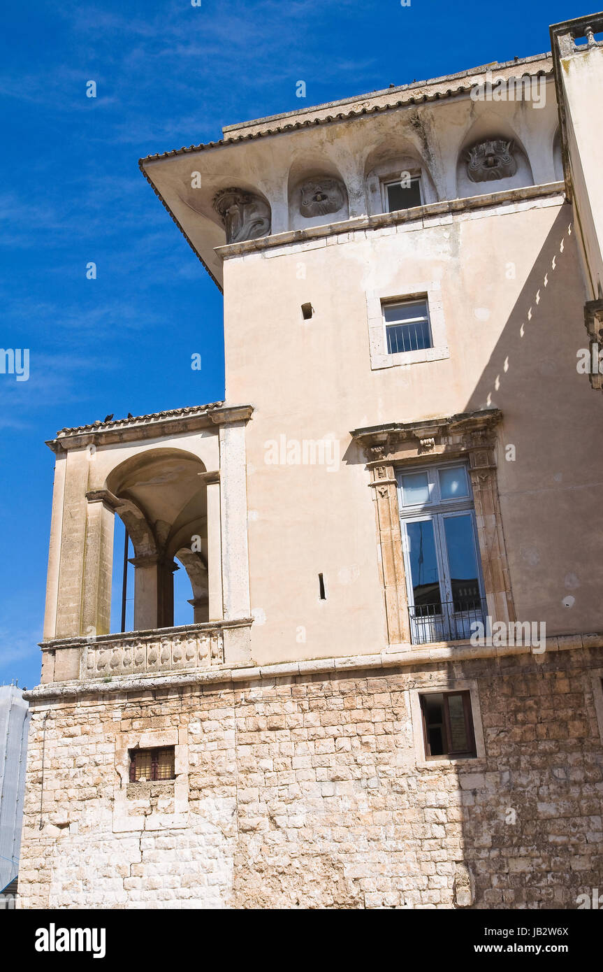 De Mari Palace. Acquaviva delle Fonti. Puglia. Italy Stock Photo - Alamy