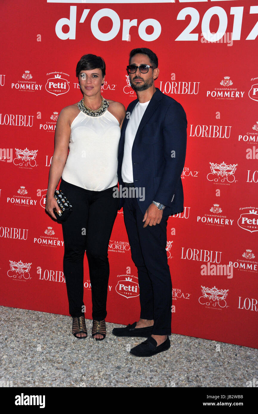 Roma, Red Carpet "Ciak D'Oro" . Pictured : Roberta Giarrusso, Roberto ...