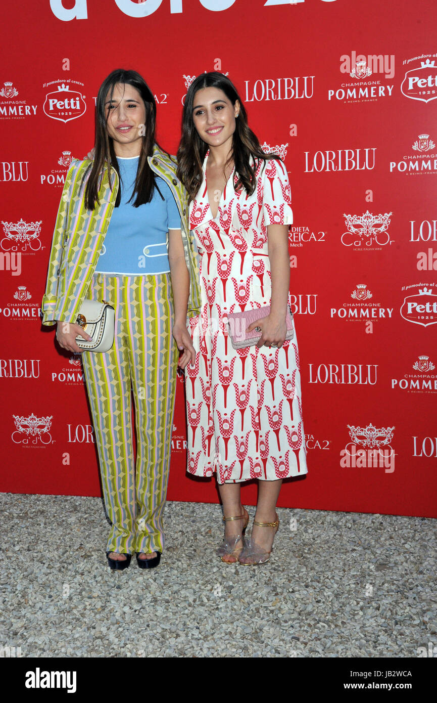 Roma, Red Carpet "Ciak D'Oro" . Pictured : Angela e Marianna Fontana ...