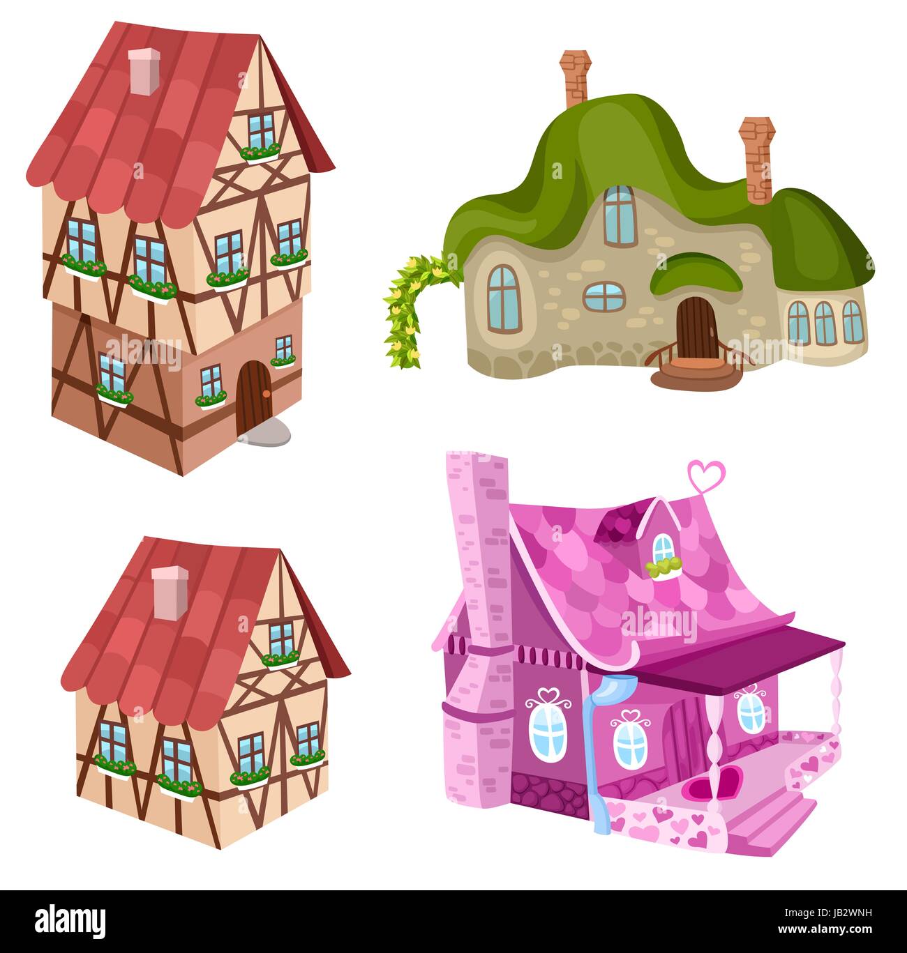 Photo of cute cottage Cut Out Stock Images & Pictures - Alamy