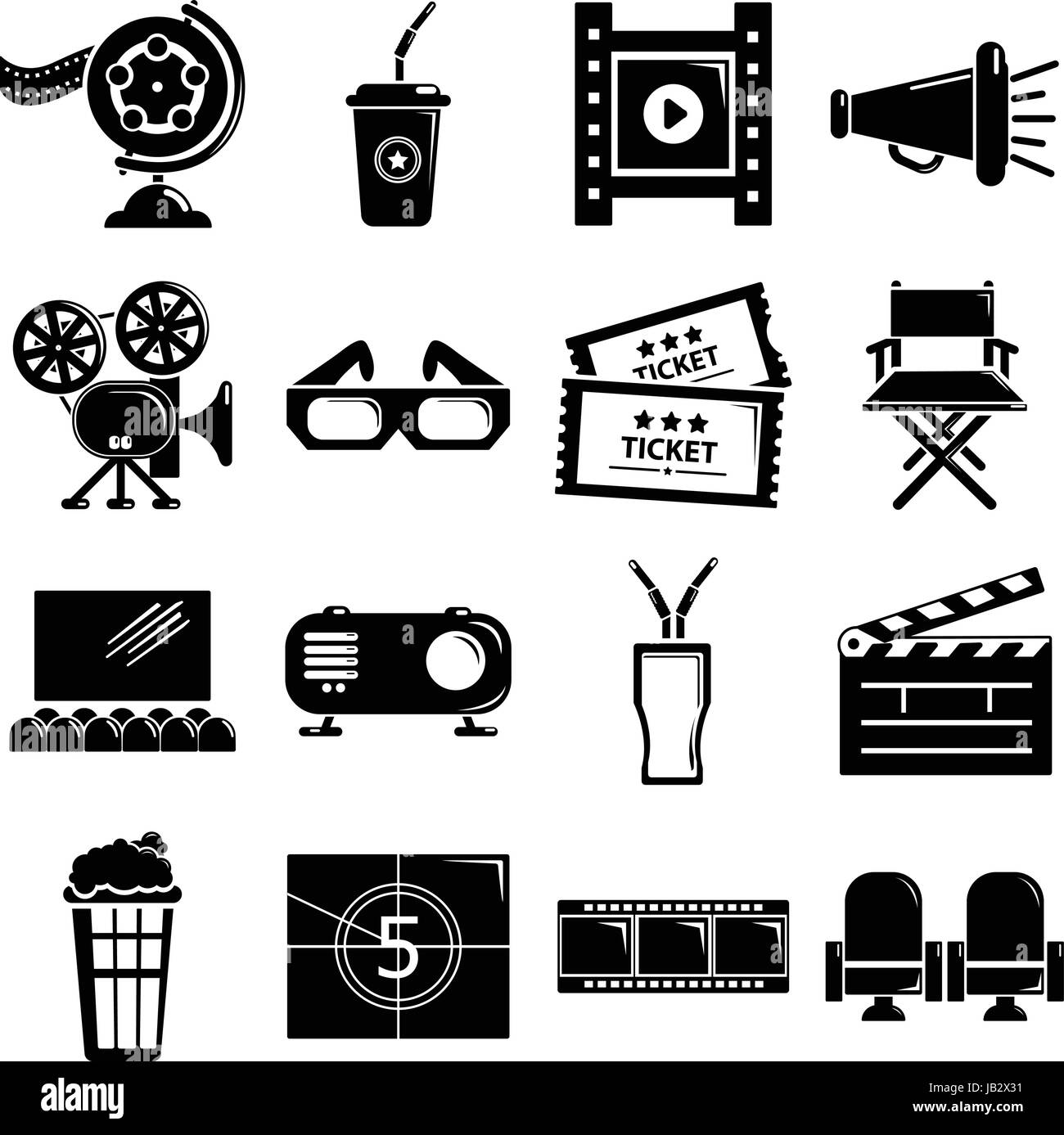 Cinema symbols hi-res stock photography and images - Alamy