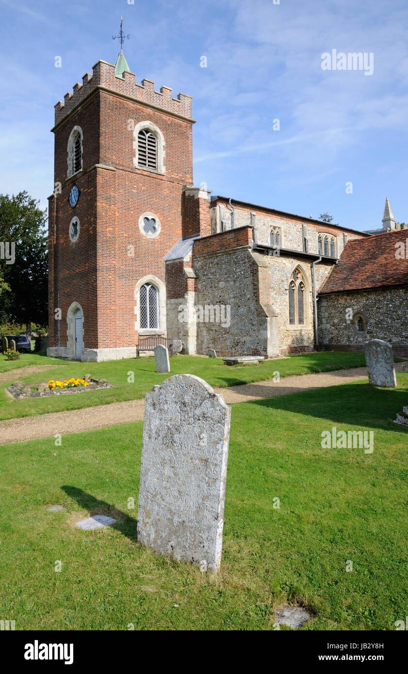 St Mary Magdalene Church, Great Offley, Hertfordshire Stock Photo - Alamy