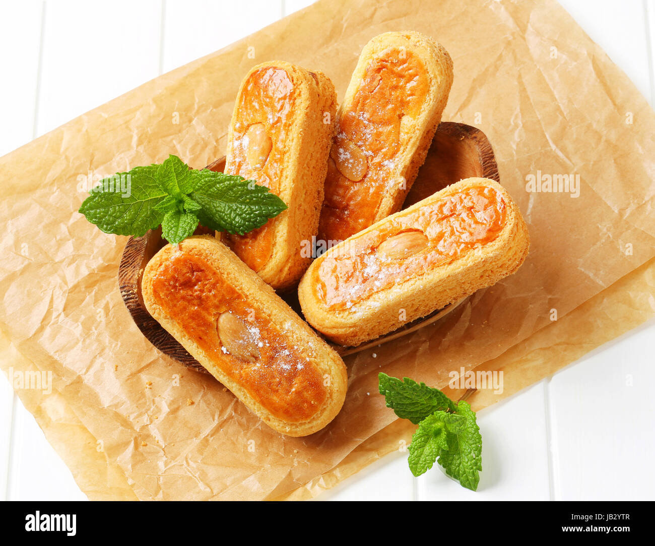 Dutch almond paste filled cookies Stock Photo - Alamy