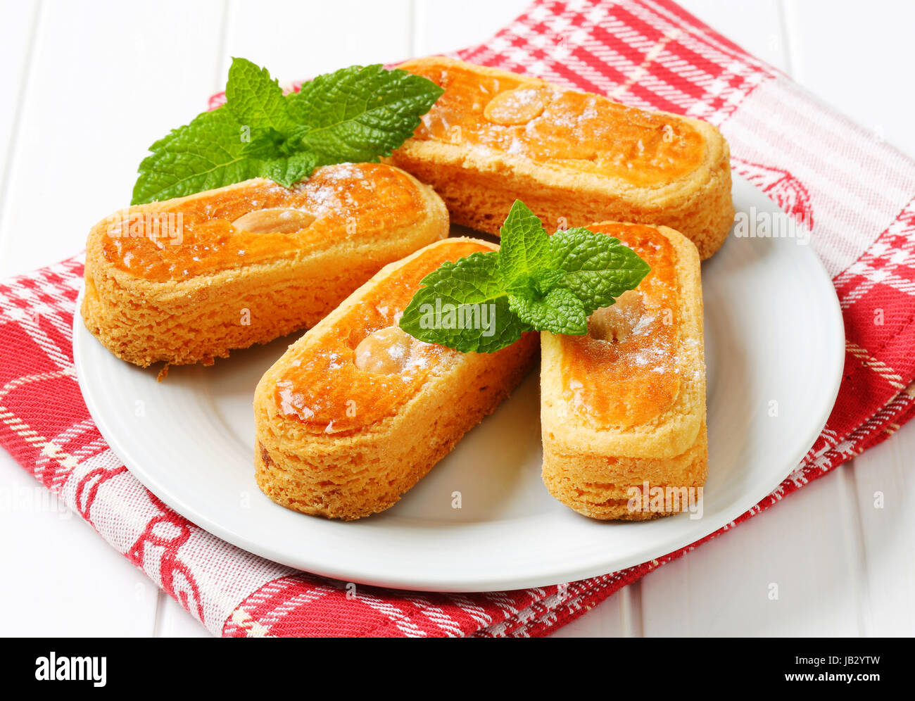 Dutch almond paste filled cookies Stock Photo - Alamy