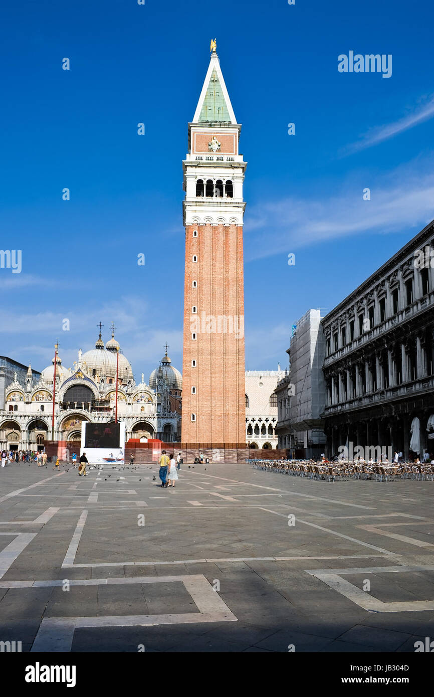 Famous square San Marco in Venice Italy Stock Photo - Alamy