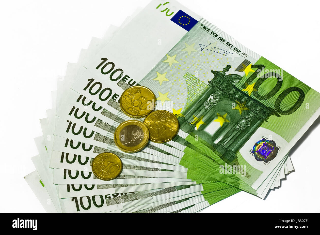 Euro banknote money, european currency background Stock Photo - Alamy