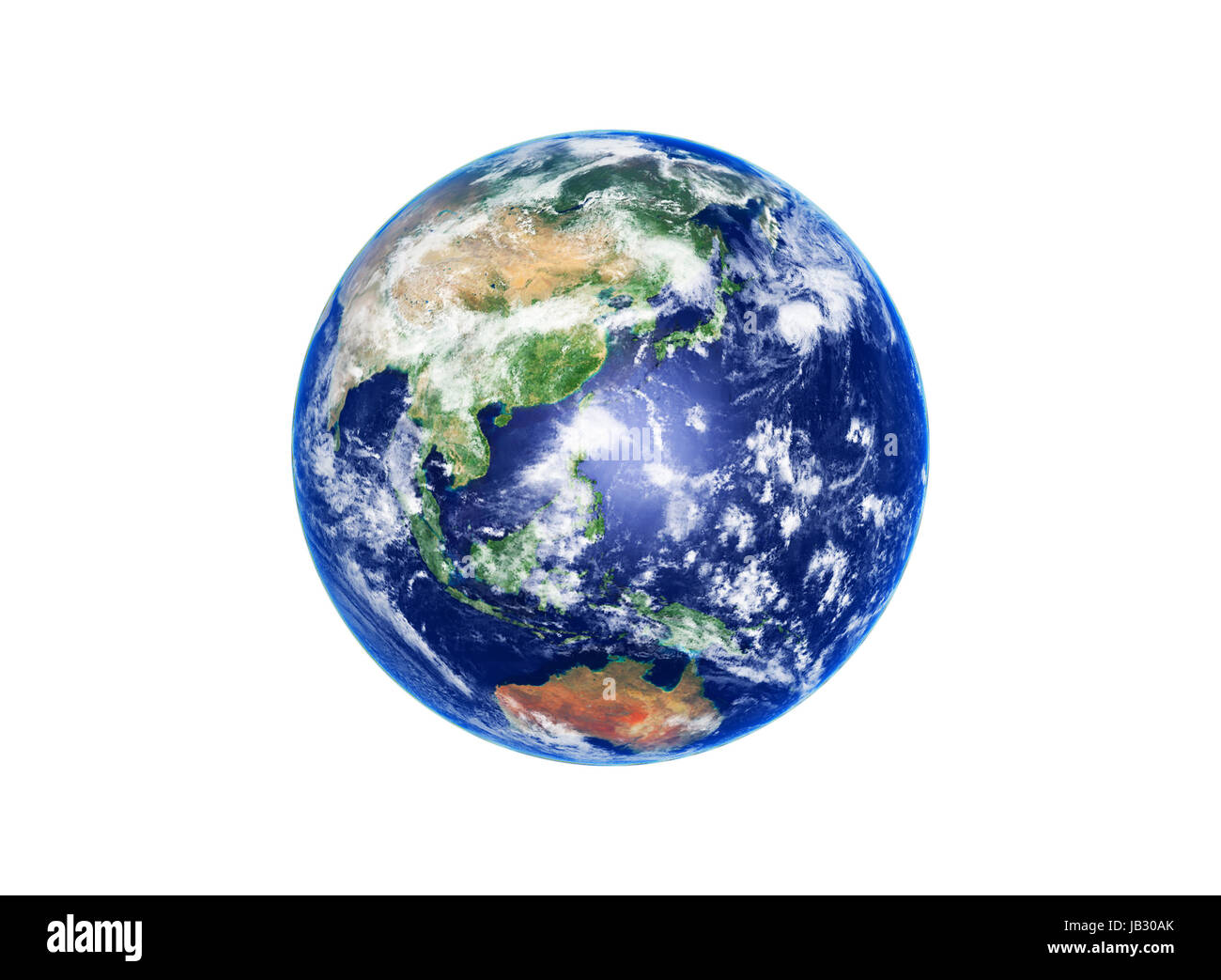 Earth Globe, Asia and Australia, high resolution image Stock Photo - Alamy