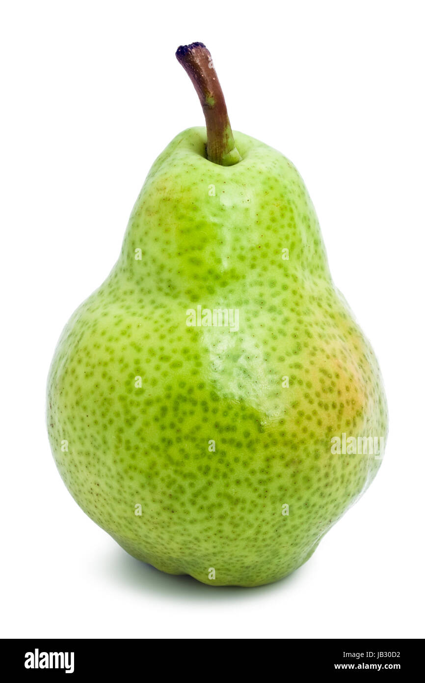 Fresh pear isolated on white background Stock Photo - Alamy