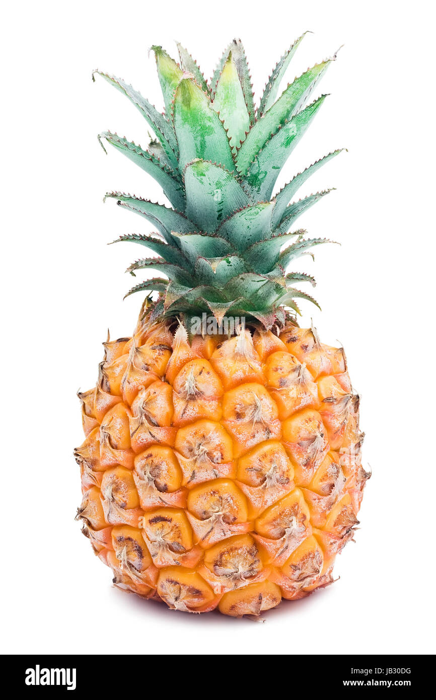 Beautiful pineapple isolated on white Stock Photo - Alamy