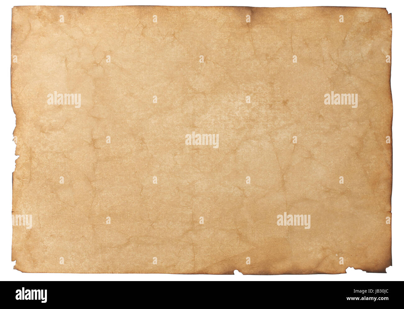 Old paper isolated on white background Stock Photo - Alamy