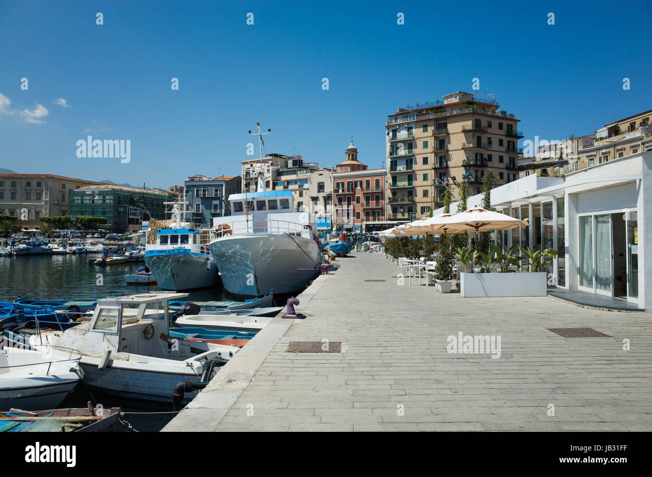 Port of Palermo, Sicily, Italy Stock Photo - Alamy