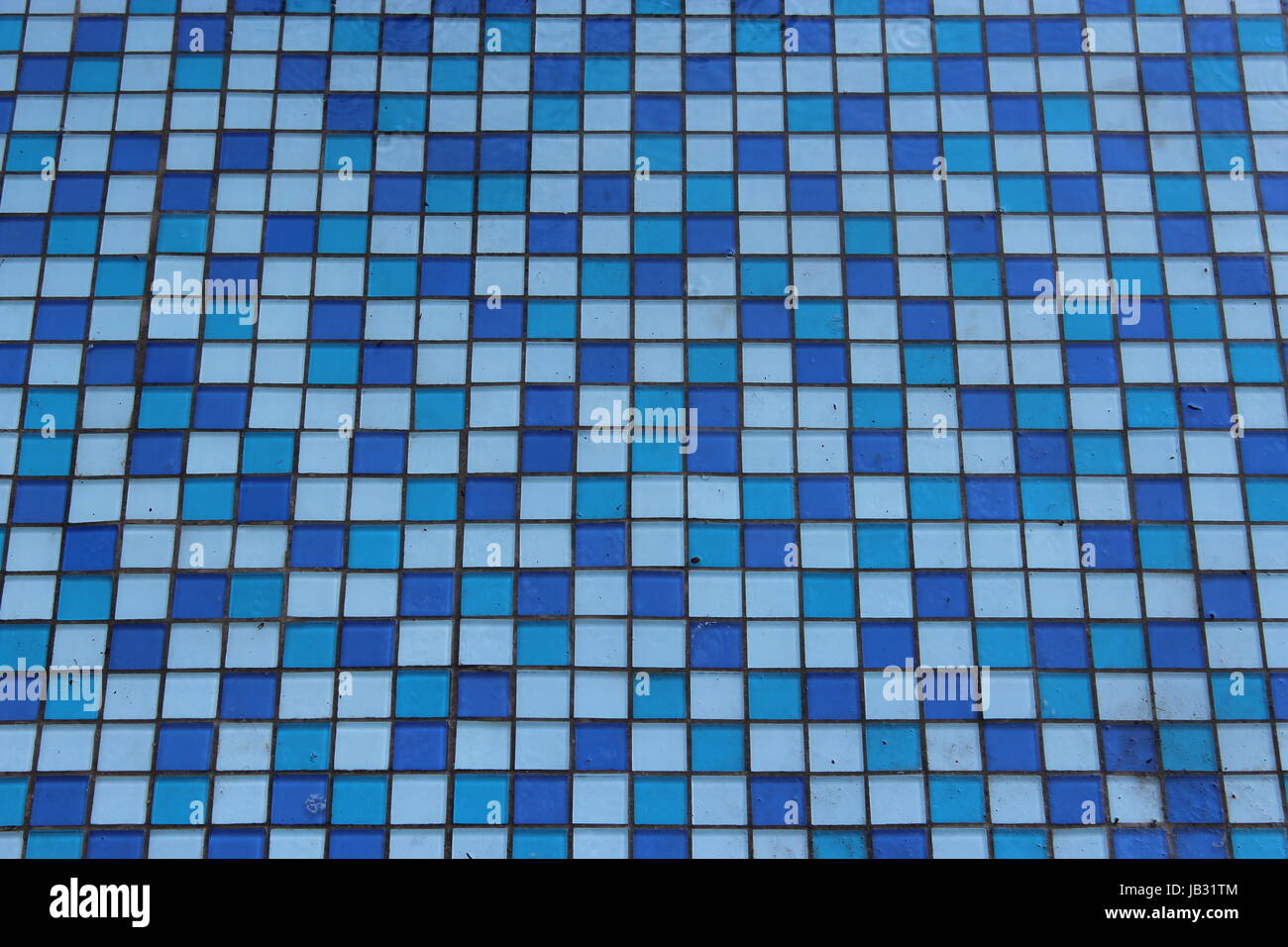 texture from blue and light blue square mosaic Stock Photo - Alamy