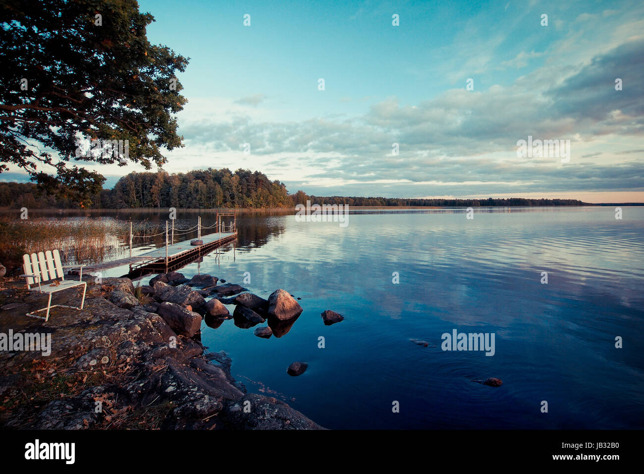 resting on the lake Stock Photo - Alamy