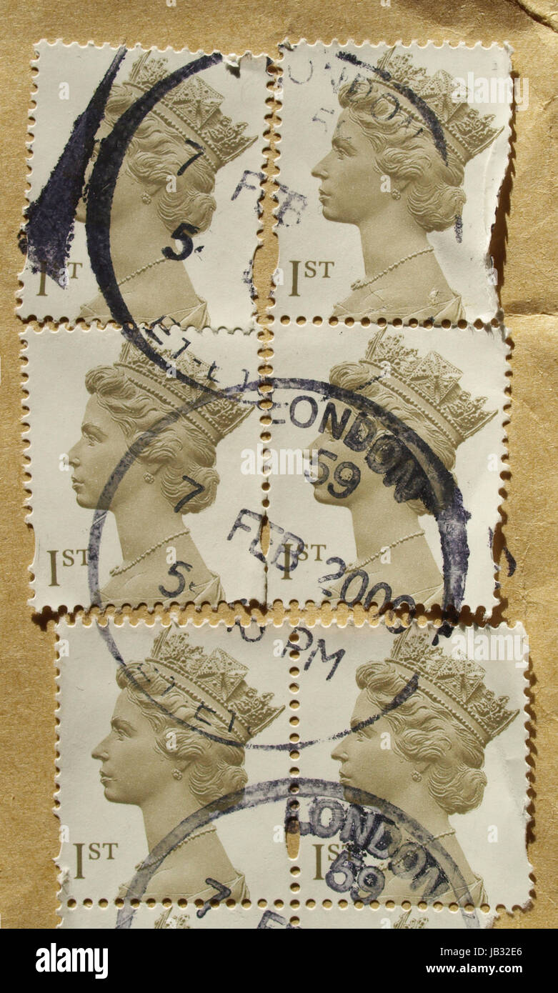 British town stamps hi-res stock photography and images - Alamy