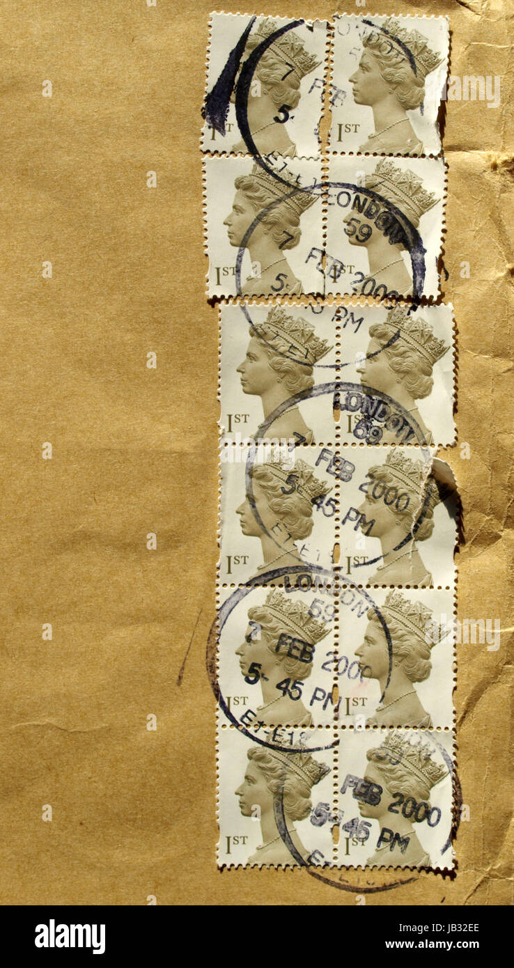 British postage stamps hi-res stock photography and images - Alamy