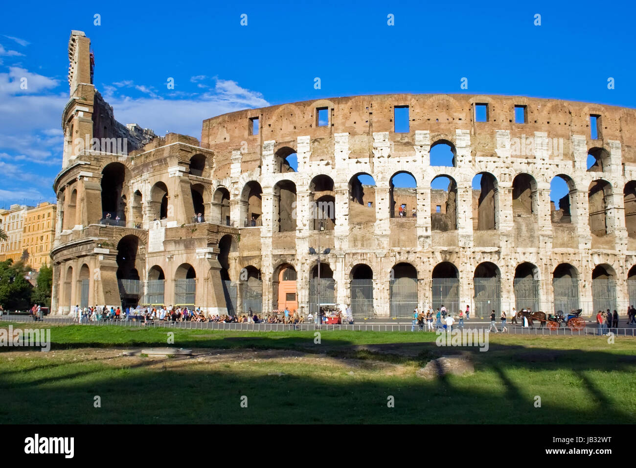 Ancient ruins of great stadium Colosseo, Rome, Italy Stock Photo - Alamy