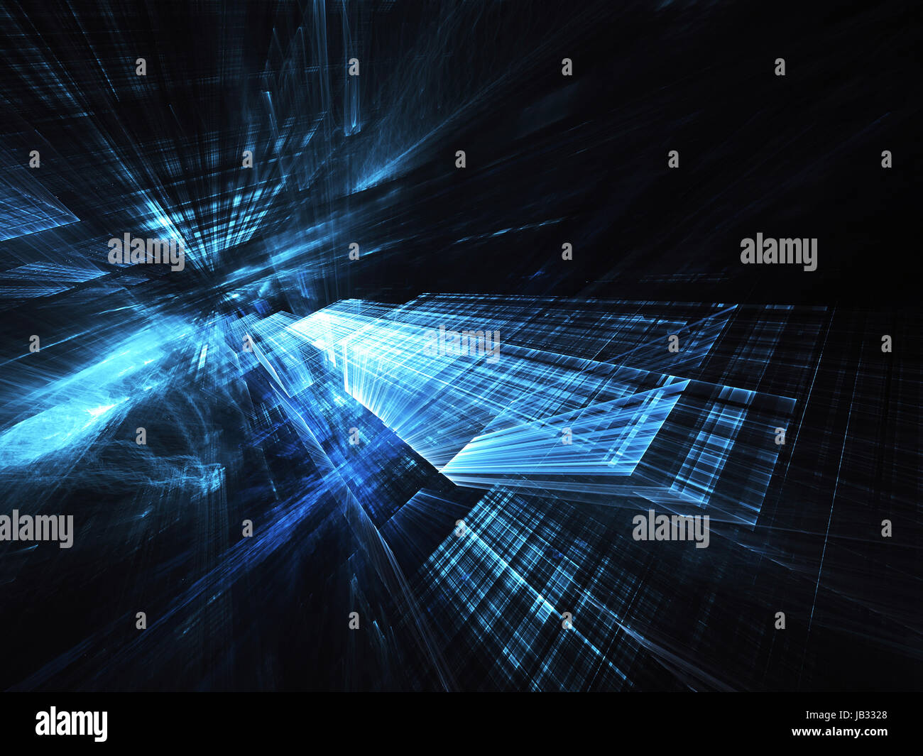 Abstract technology illustration, 3D illustration Stock Photo - Alamy