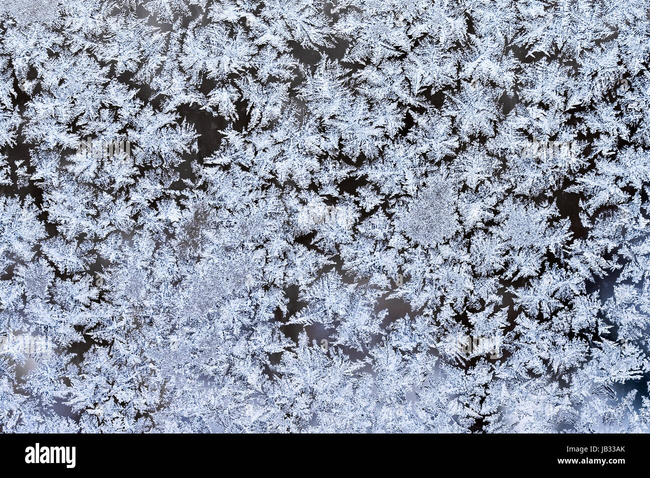 Frost pattern on a winter window Stock Photo - Alamy