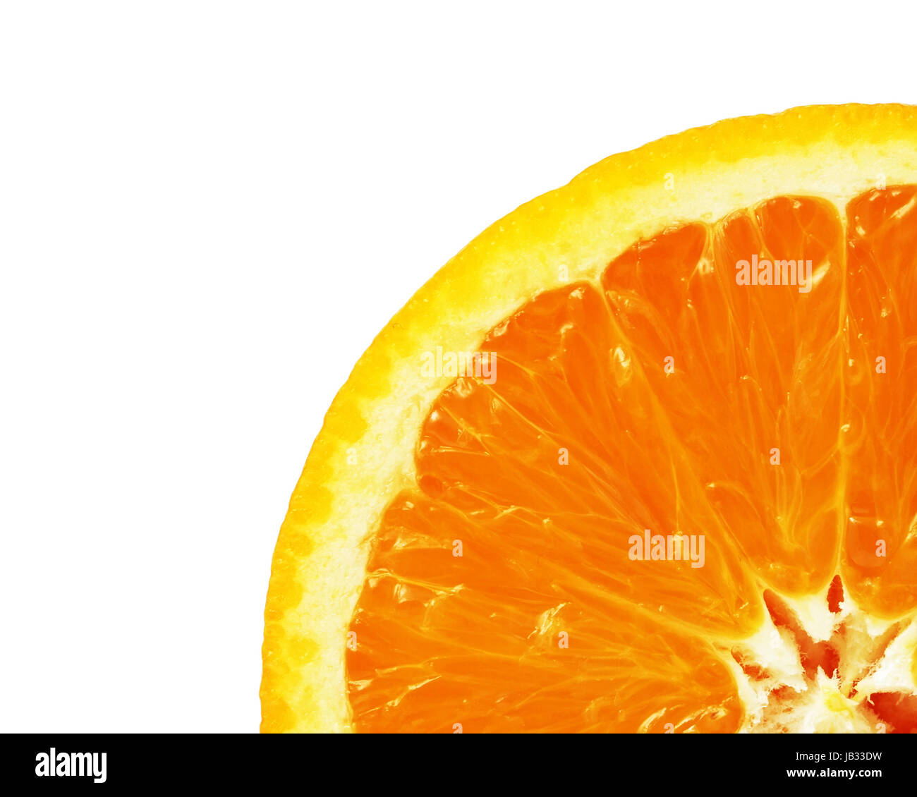 Slice of orange, close up Stock Photo - Alamy
