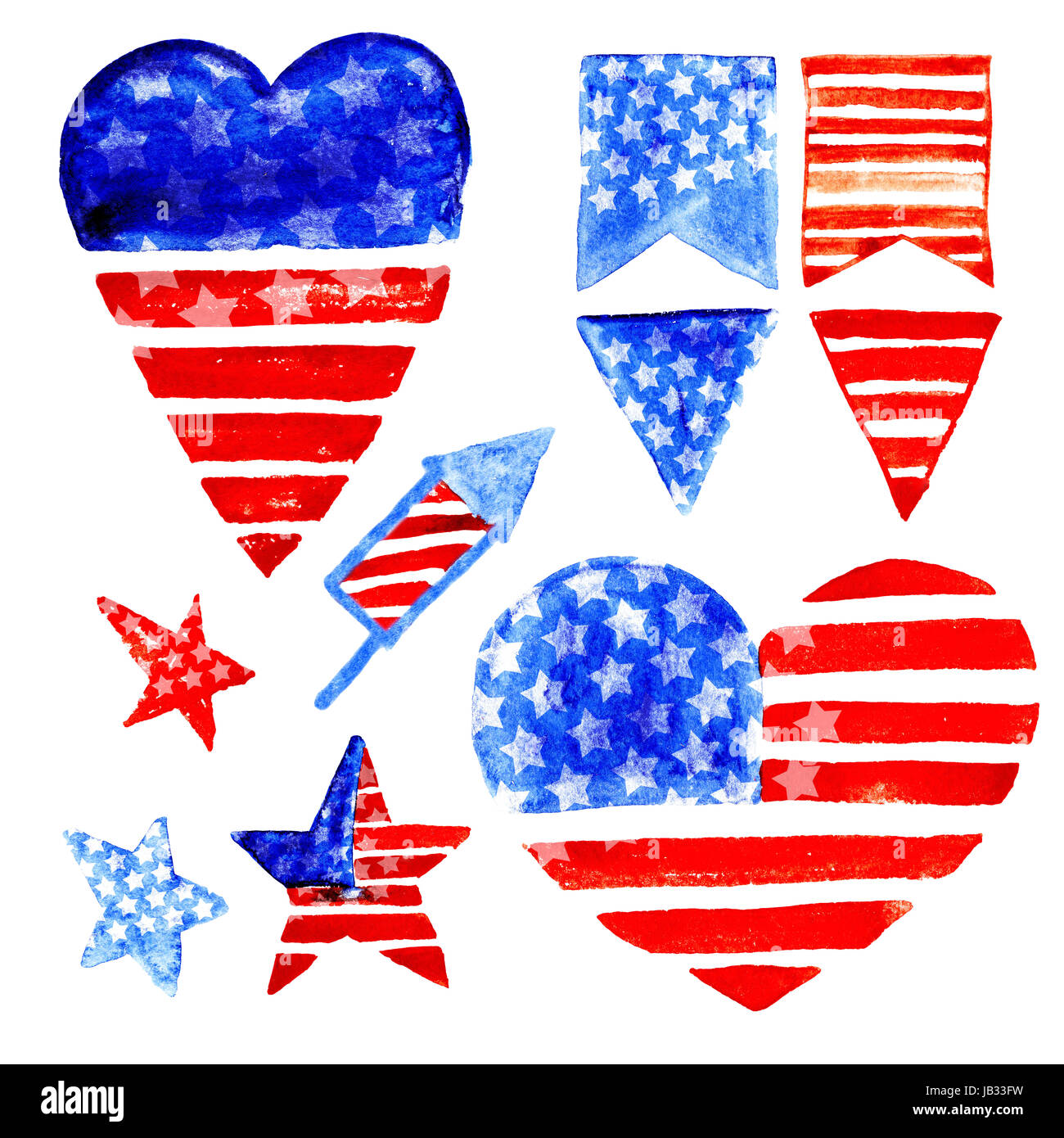 Happy july 4th th Cut Out Stock Images & Pictures - Alamy