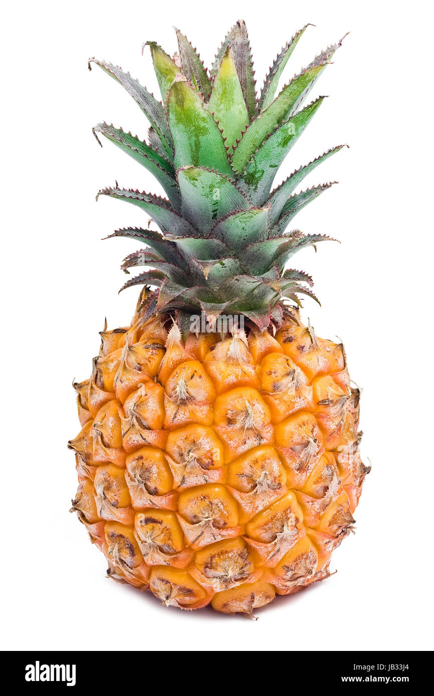 Beautiful pineapple isolated on white Stock Photo - Alamy