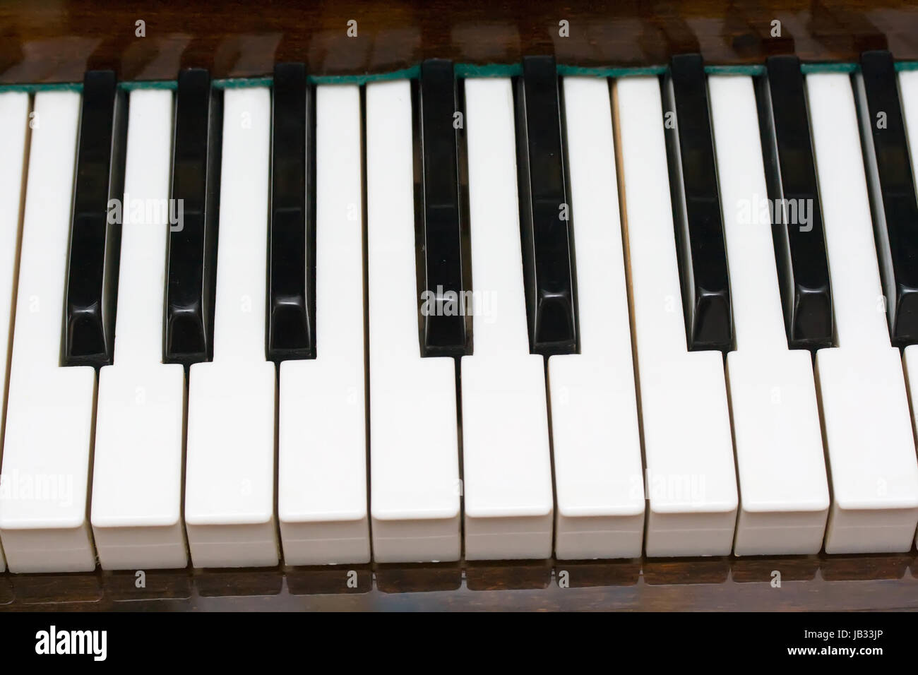 Closeup view of a piano keyboard Stock Photo - Alamy