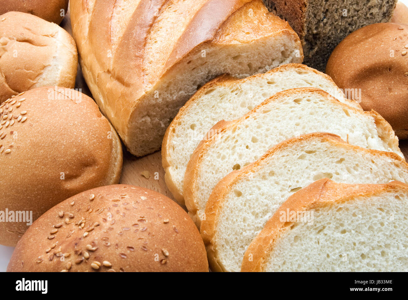 Different types of baked products Stock Photo - Alamy