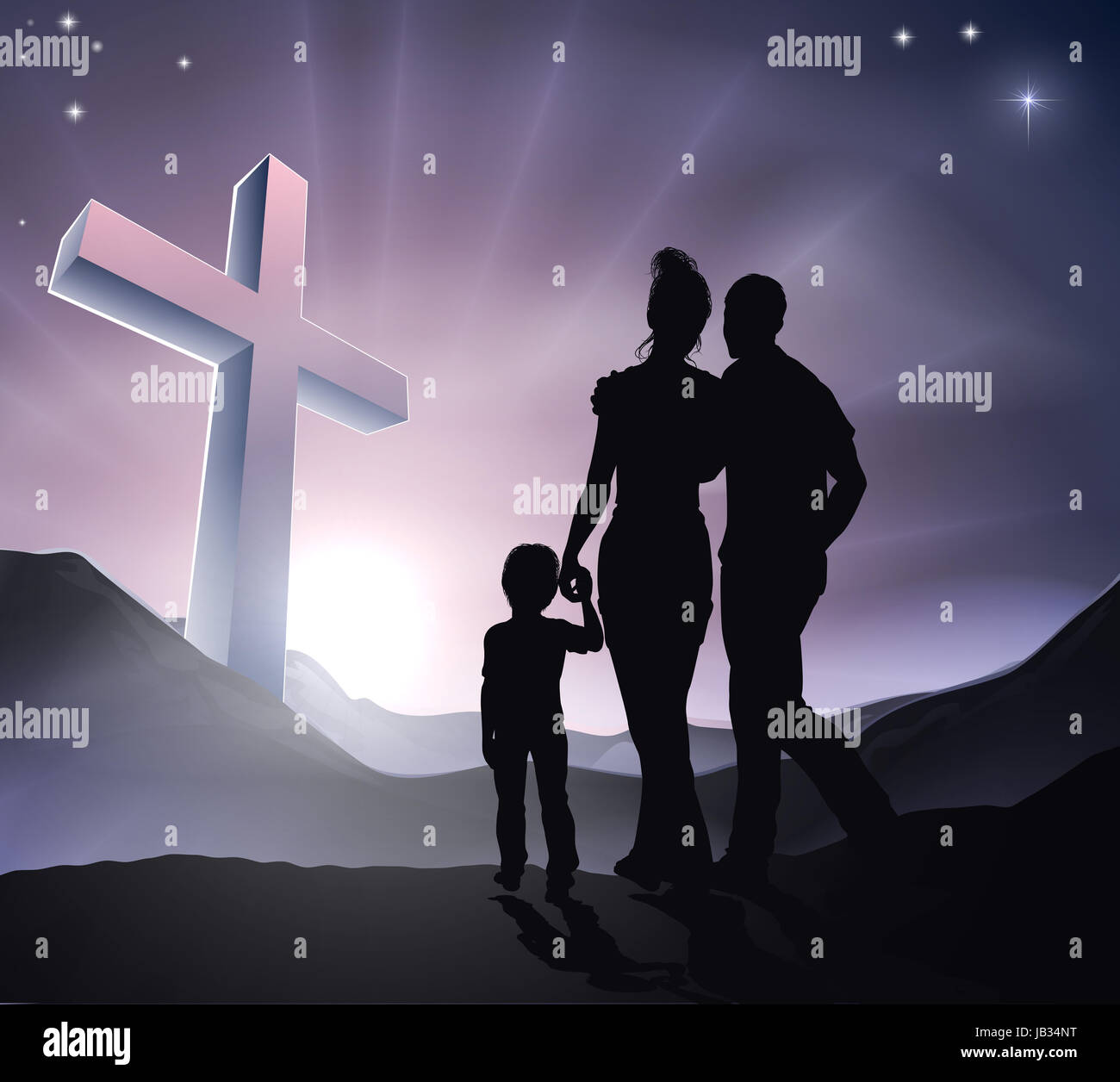 Christian family hi-res stock photography and images - Alamy