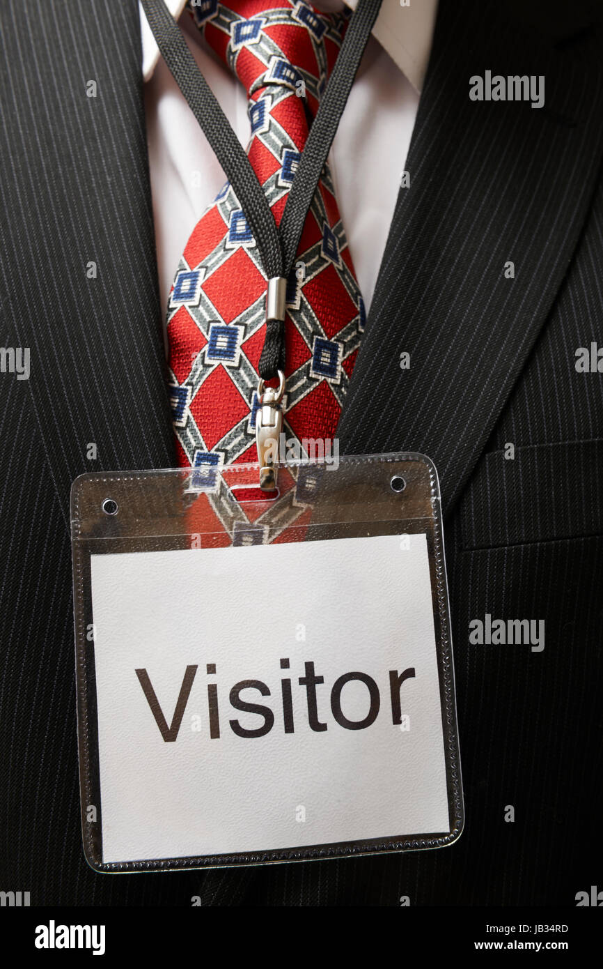 Person wearing badge around neck hi-res stock photography and images ...