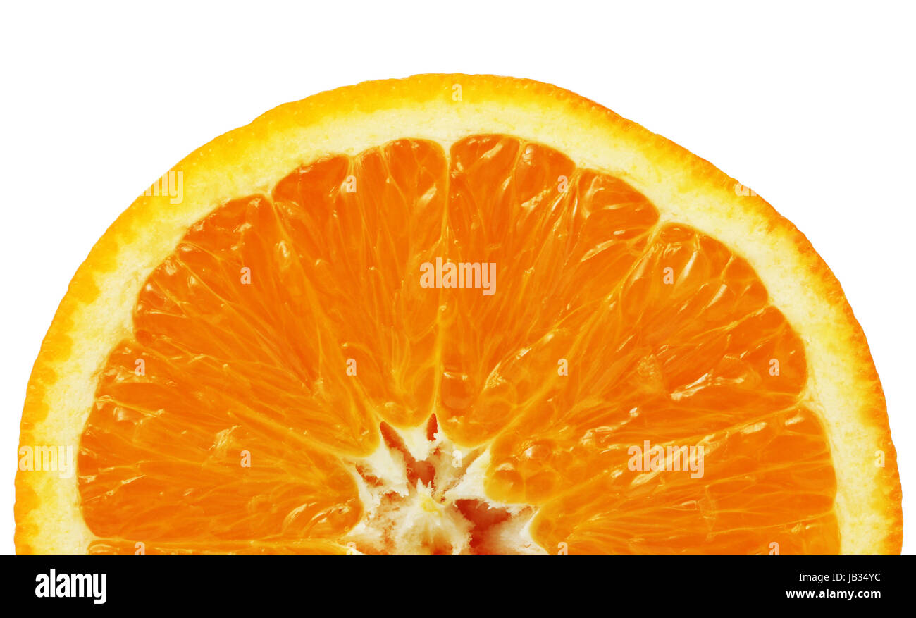 Slice of orange, close up Stock Photo - Alamy